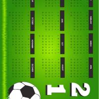 2011 Soccer Themed Calendar