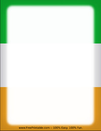 Irish Flag Letterhead