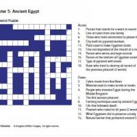 Ancient Egypt Crossword