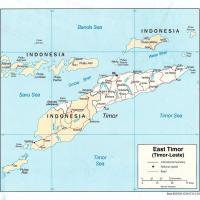 Asia- East Timor Political Map