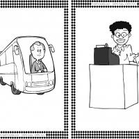 Bus Driver and Cashier Flash Cards