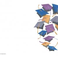 Colored Graduation Caps