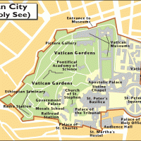 Europe- Vatican City General Reference Map