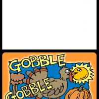 Gobble Gobble Thanksgiving Card