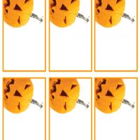 Jack-O-Lantern Name Tags