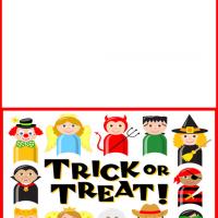 Kids Trick or Treat Card