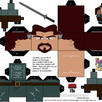 Kinght Cube Paper Doll