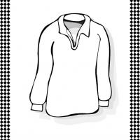 Long-Sleeved Shirt Flash Card