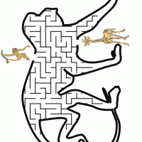 Monkey And Giraffe Maze