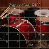 Music Theme September 2011 Calendar