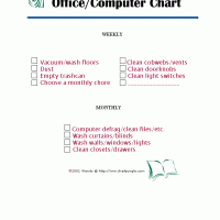Office Chore List