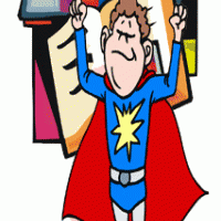 Super Reader Boy Bookmark
