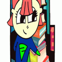 Super Reader Girl Bookmark