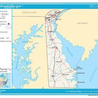 US Map- Delaware General Reference